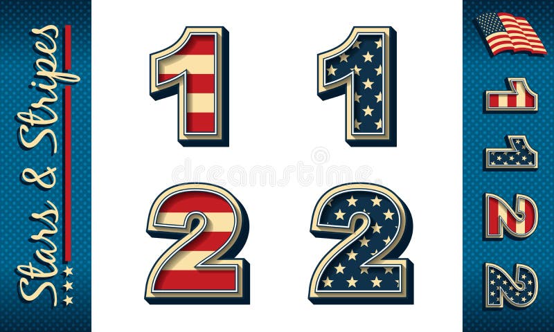 Stylized Numerals Stock Illustrations – 445 Stylized Numerals Stock ...