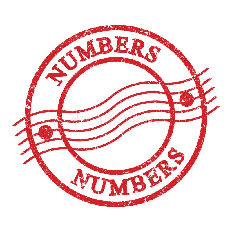 Numbers 1 2 3 4 5 6 7 8 9 0 Text Illustration Background. Full ...