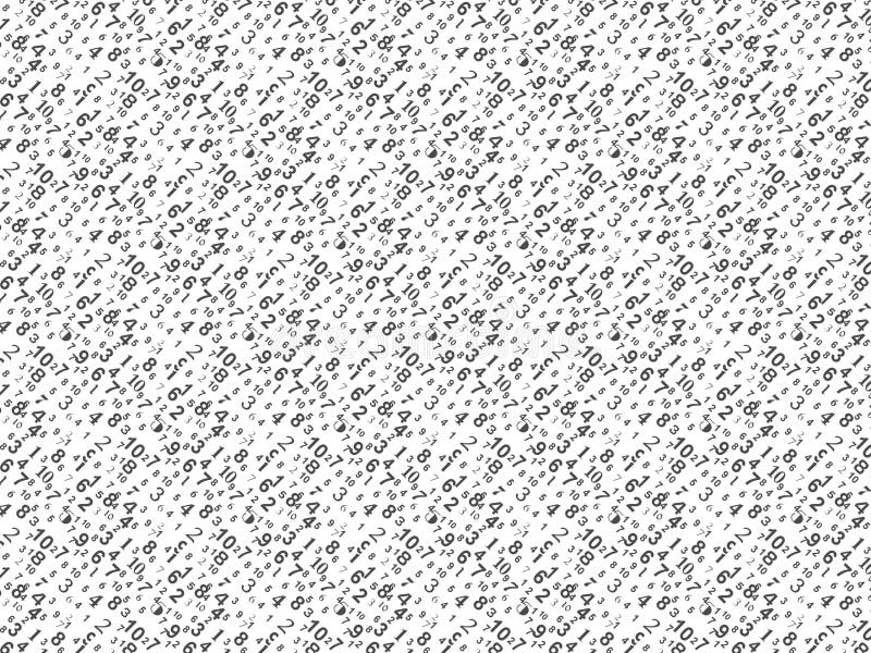Numbers texture stock illustration. Illustration of black - 22675527
