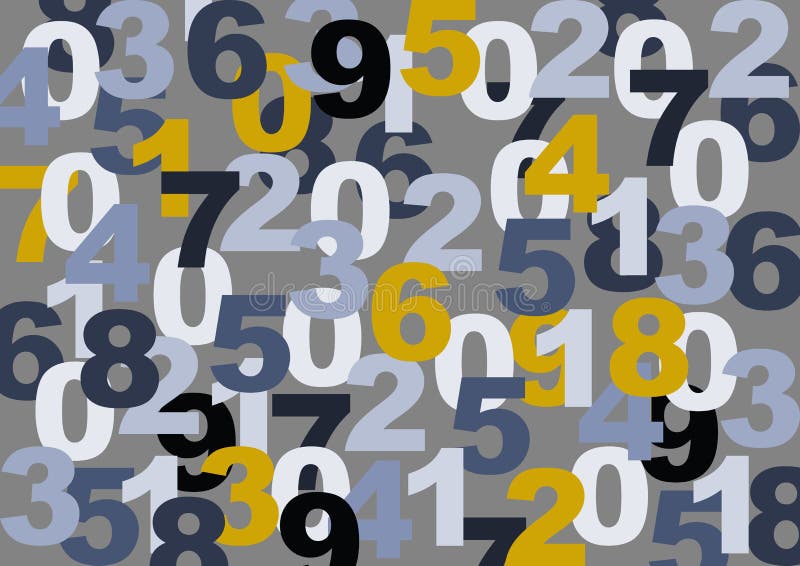 Numbers texture stock illustration. Illustration of number - 78428213