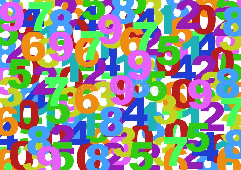 Numbers texture stock illustration. Illustration of number - 78428213