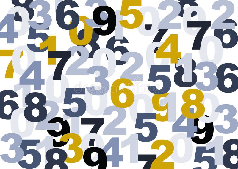Numbers texture stock illustration. Illustration of mathematics - 78428246