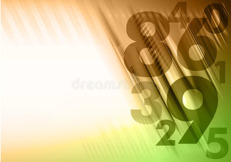 Numbers stock illustration. Illustration of mathematics - 3997804