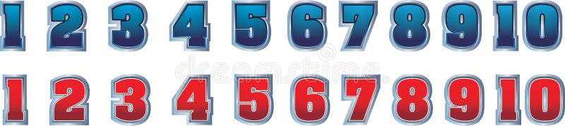 Numbers stock vector. Illustration of information, elegant - 40173653