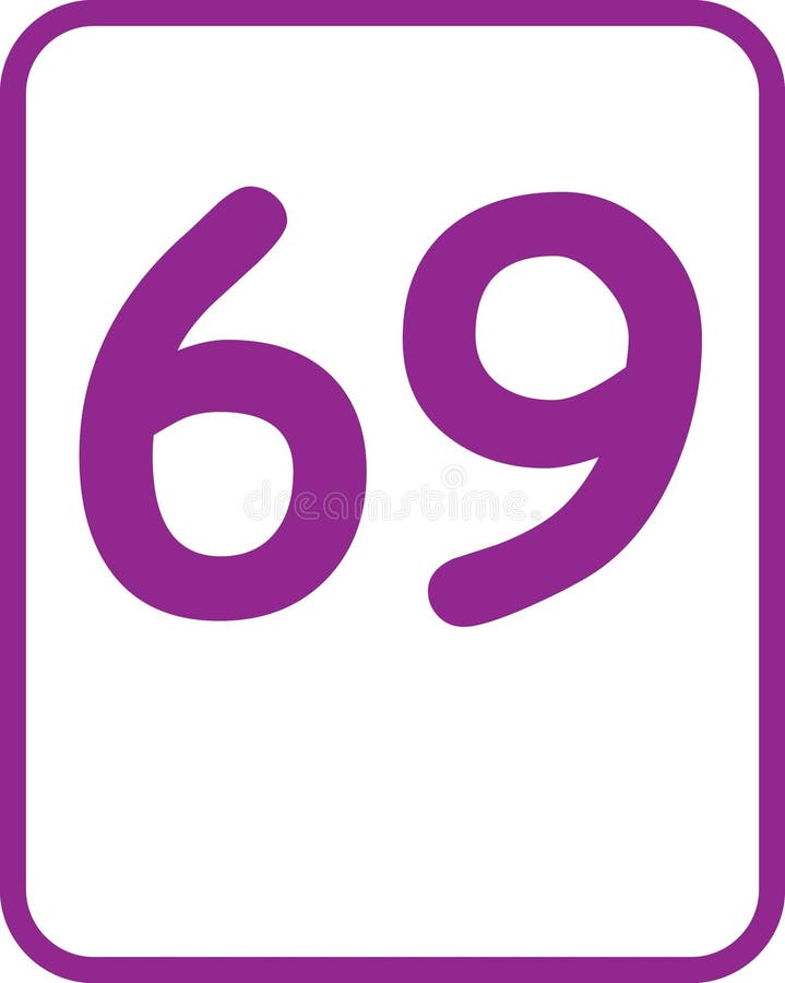 69 Flashcard Numbers for Kids, Learn To Count Stock Illustration ...