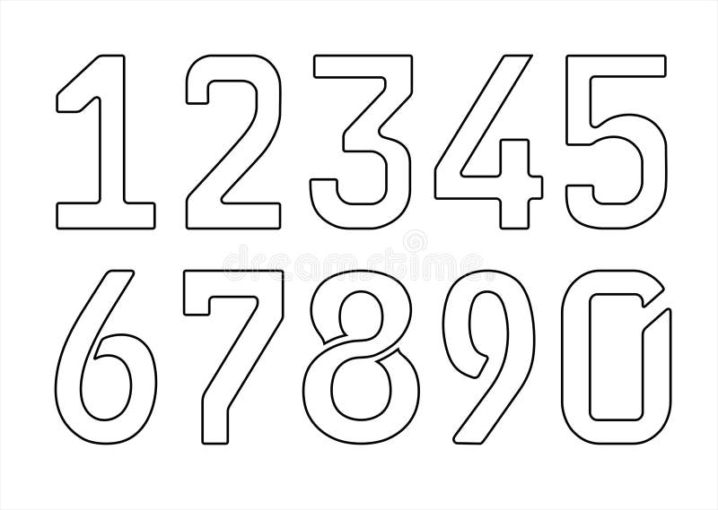 White Font Black Outline Stock Illustrations – 46,303 White Font Black ...