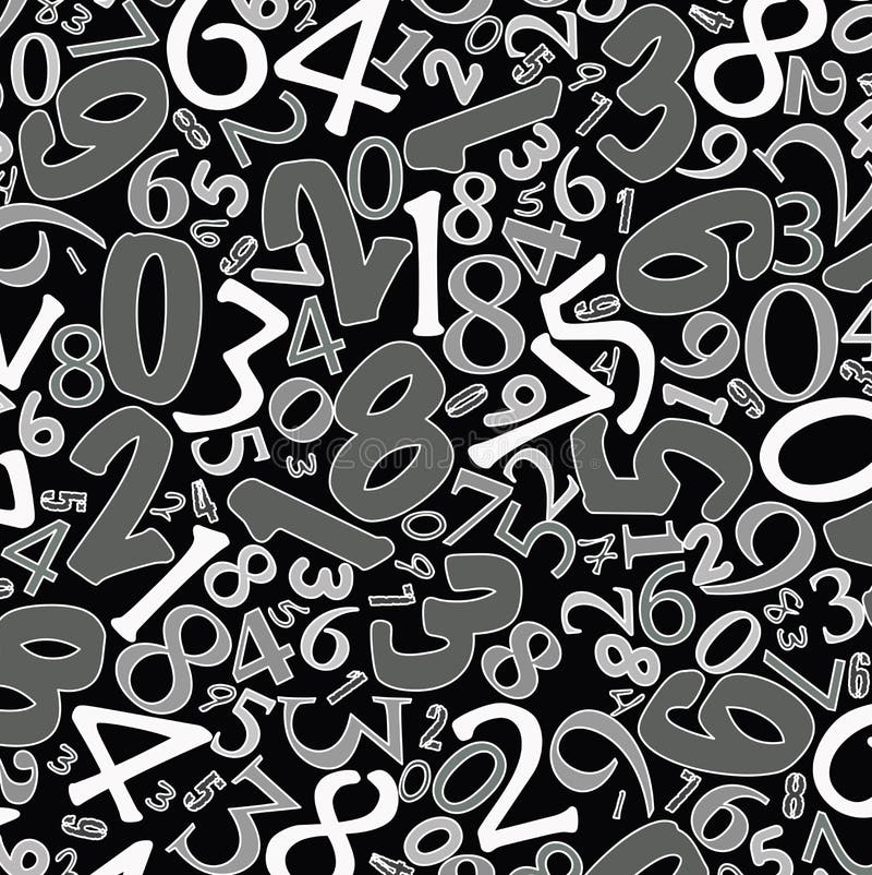 Numera il fondo illustrazione di stock. Illustrazione di carta - 28550106