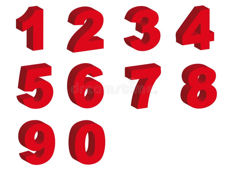 Numera símbolos ilustração do vetor. Ilustração de multiplique - 9754799