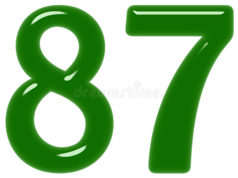 Numeral 87 Stock Illustrations – 71 Numeral 87 Stock Illustrations ...