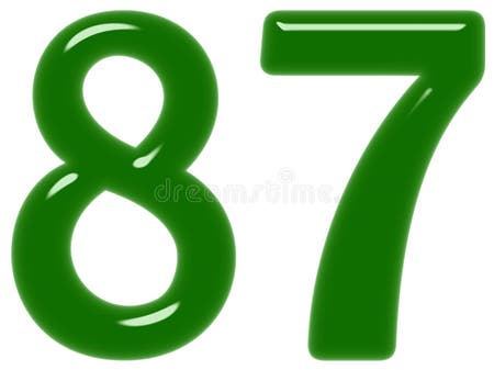 Numeral 87 Stock Illustrations – 71 Numeral 87 Stock Illustrations ...
