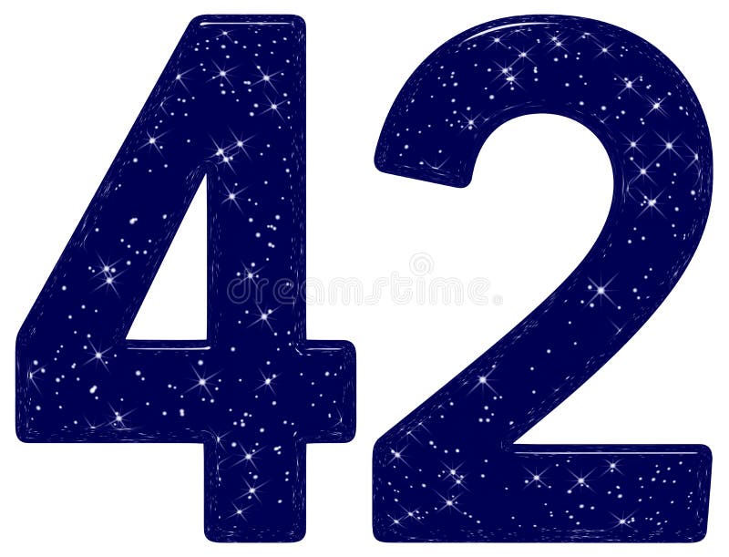 Numeral 42 Stock Illustrations – 102 Numeral 42 Stock Illustrations ...