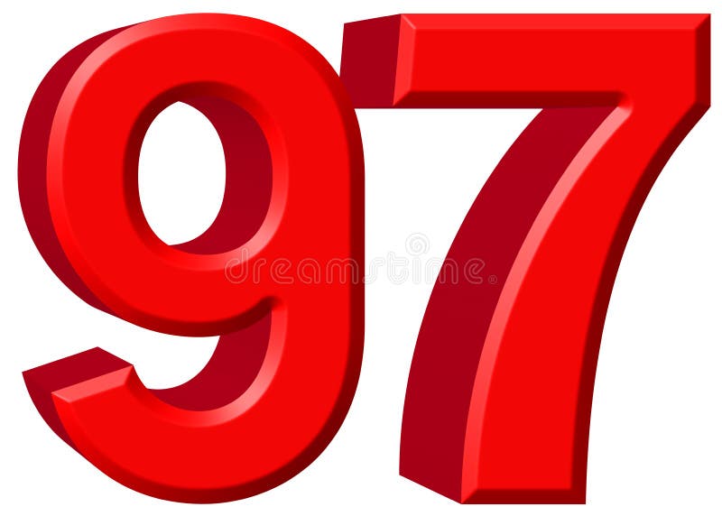 Numeral 97 Stock Illustrations – 48 Numeral 97 Stock Illustrations ...