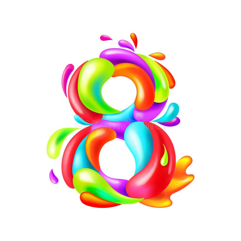 Numeral 8 Stock Illustrations – 1,709 Numeral 8 Stock Illustrations ...