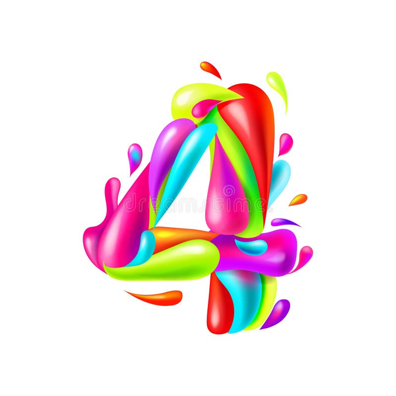 Number 4 Cloud Stock Illustrations – 173 Number 4 Cloud Stock ...