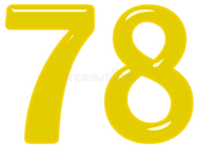 Numeral 78 Stock Illustrations – 81 Numeral 78 Stock Illustrations ...