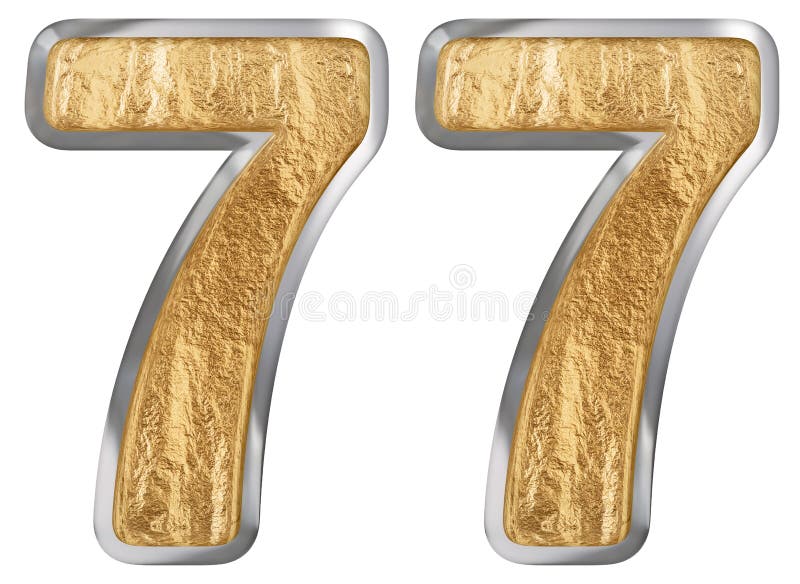 Numeral 77 Stock Illustrations – 52 Numeral 77 Stock Illustrations ...