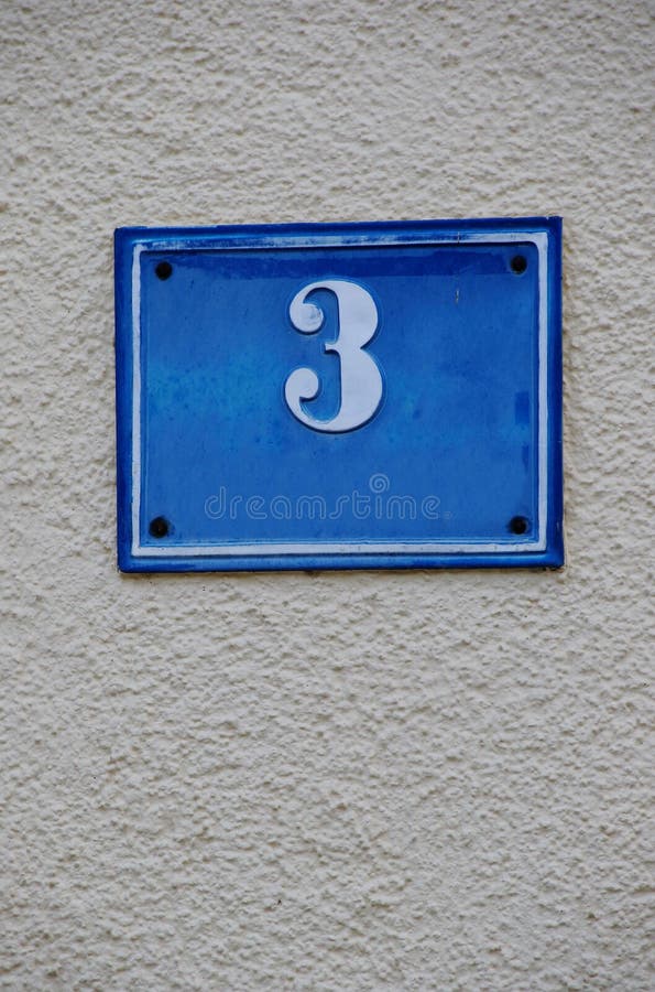 The numeral three stock image. Image of abstract, address - 95299643