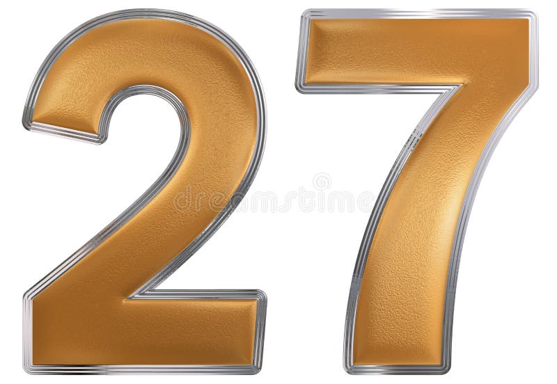 Numeral 27 Stock Illustrations – 61 Numeral 27 Stock Illustrations ...