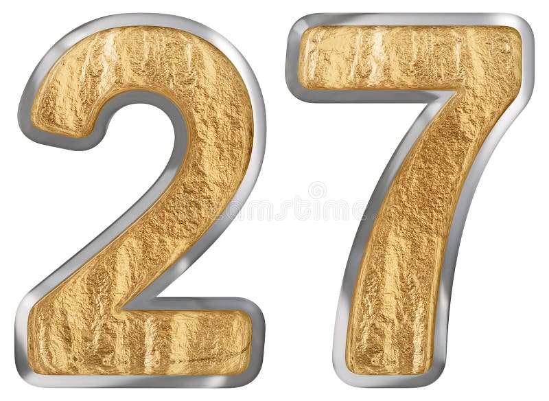 Numeral 27 Stock Illustrations – 110 Numeral 27 Stock Illustrations ...