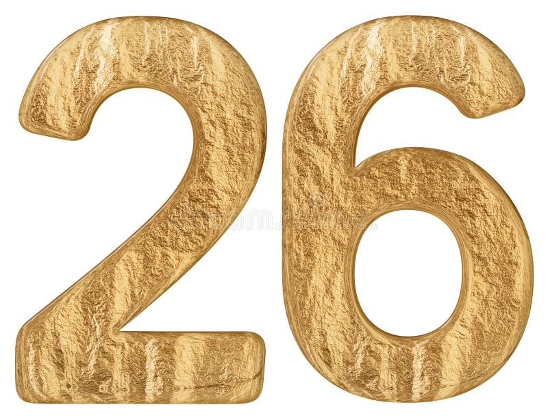 Numeral 26 Stock Illustrations – 53 Numeral 26 Stock Illustrations ...