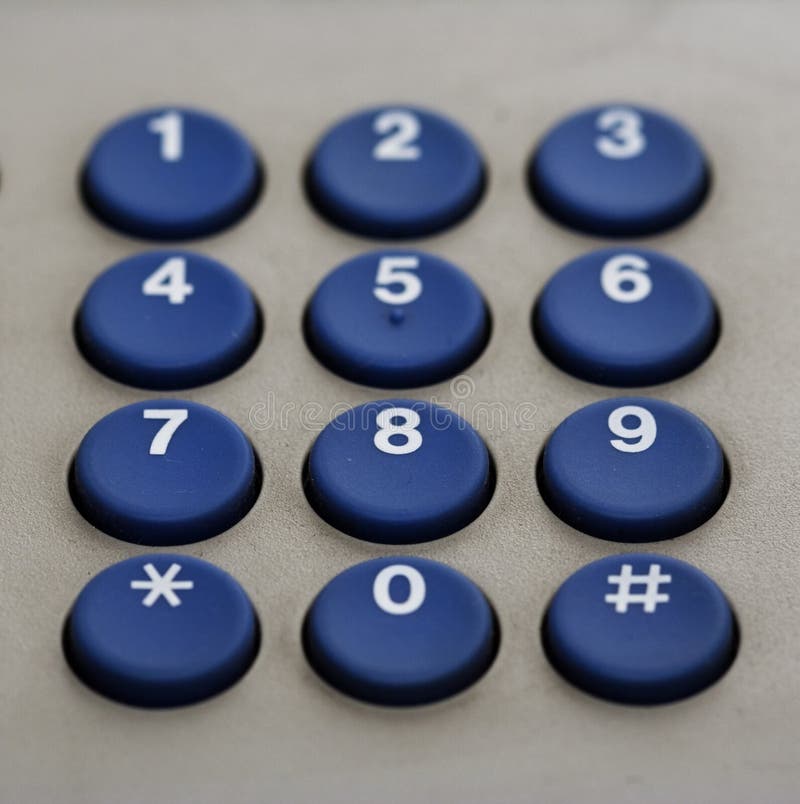 Vecchi Numeri Della Tastiera Del Telefono Immagine Stock - Immagine di ...