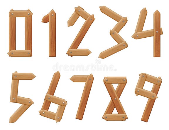 Numeri di vettore a dieci illustrazione vettoriale. Illustrazione di ...