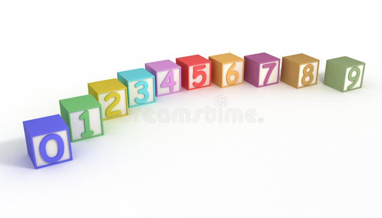 Numeric Blocks Stock Illustrations – 144 Numeric Blocks Stock ...