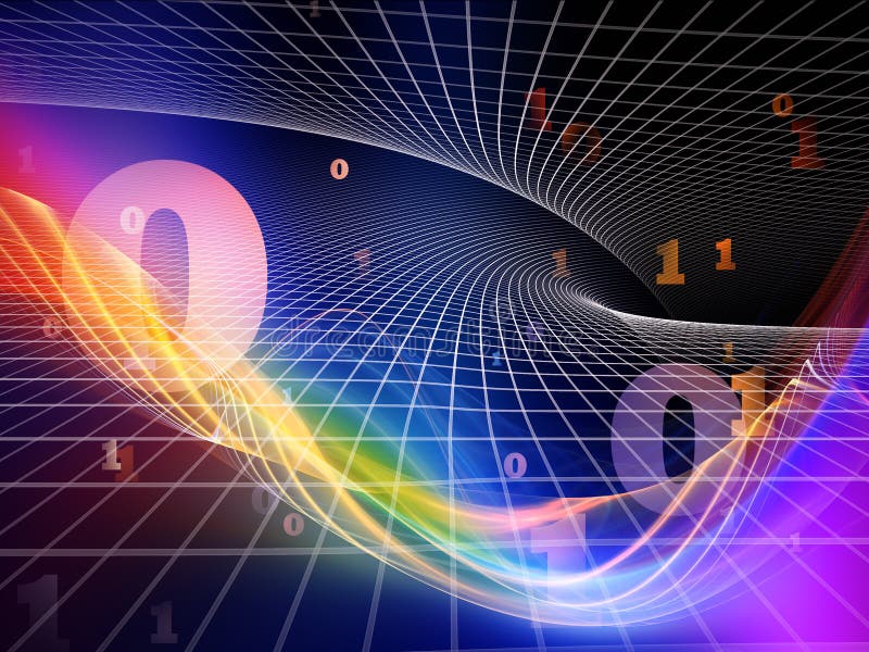 Numeric Colors stock illustration. Illustration of creative - 42920926