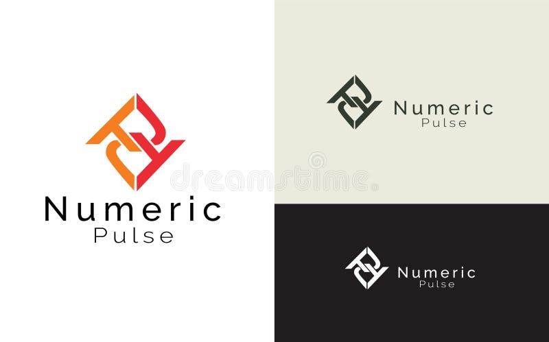 Numeric Communication Logo Design Template Stock Vector - Illustration ...