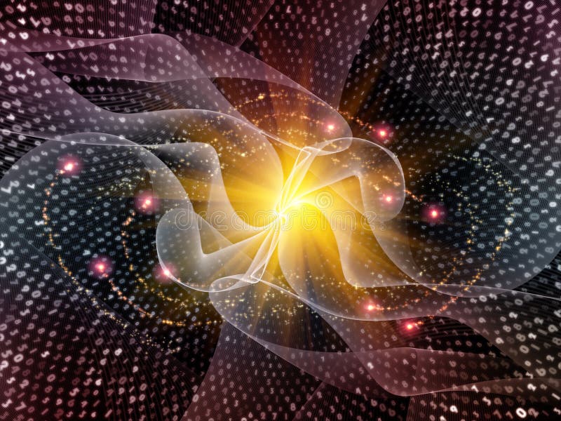 Numeric Interactions stock illustration. Illustration of computation ...