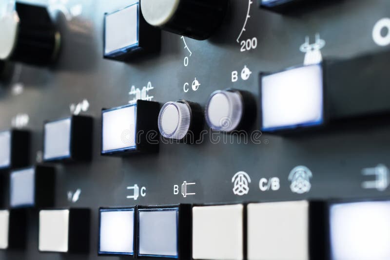 Numeric keypad CNC machine stock photo. Image of button - 75597272