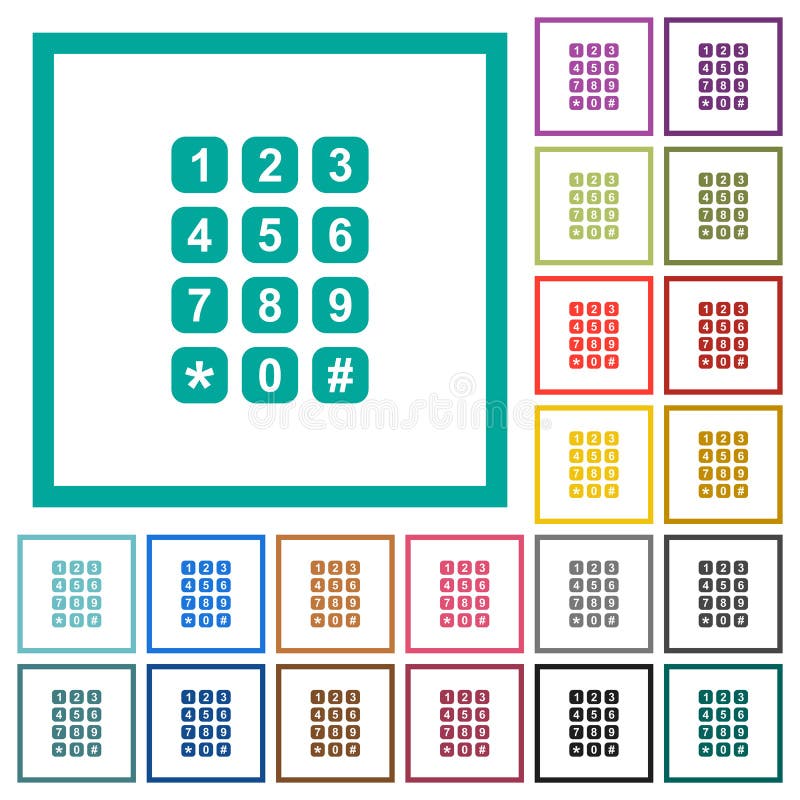 Numeric Keypad Stock Illustrations – 344 Numeric Keypad Stock ...