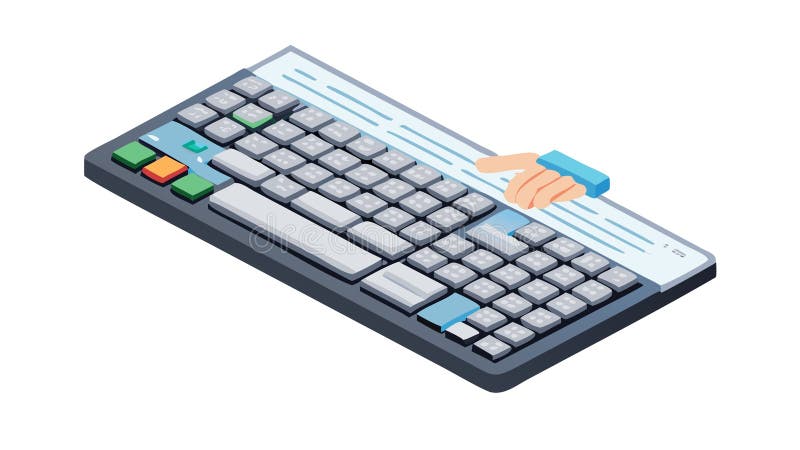 Numeric Keypad Keyboard, Efficient Data Entry Tool, Vector Design Generative AI Stock Vector ...