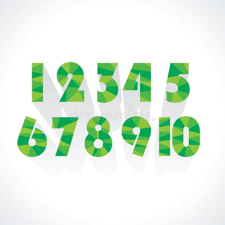 Numeric number stock vector. Illustration of marks, inverted - 60759677