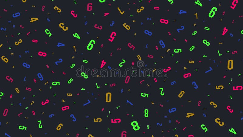 Numeric Pattern Bg stock illustration. Illustration of beautiful ...