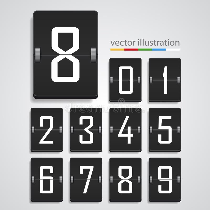 Numeric Scoreboard Vector Stock Illustrations – 316 Numeric Scoreboard ...