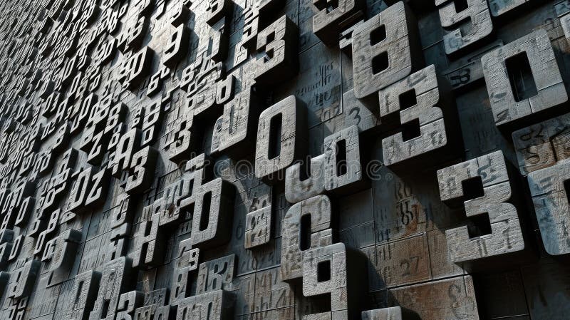 Numeric Tapestry: the Mathematical Mosaic of Infinite Patterns Stock ...