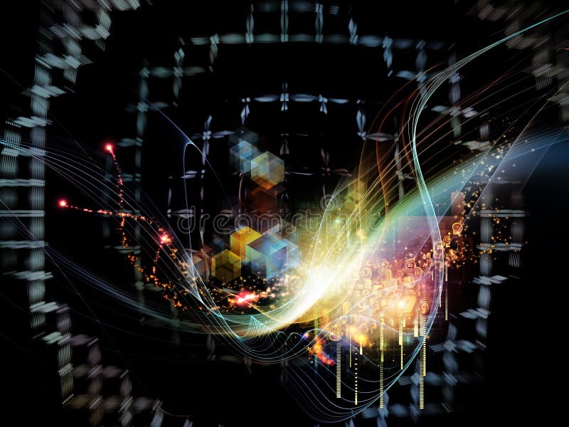 Numeric Technology stock illustration. Illustration of line - 52614761