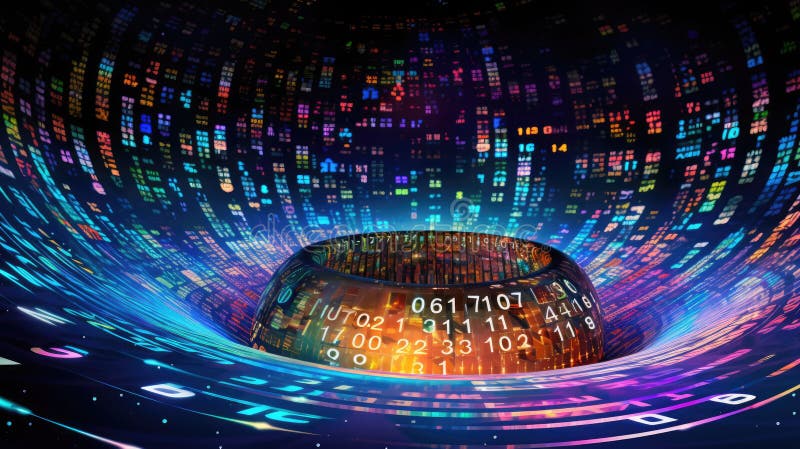 Numerical Codes and Colorful Patterns Flow in a Neural Network Under ...