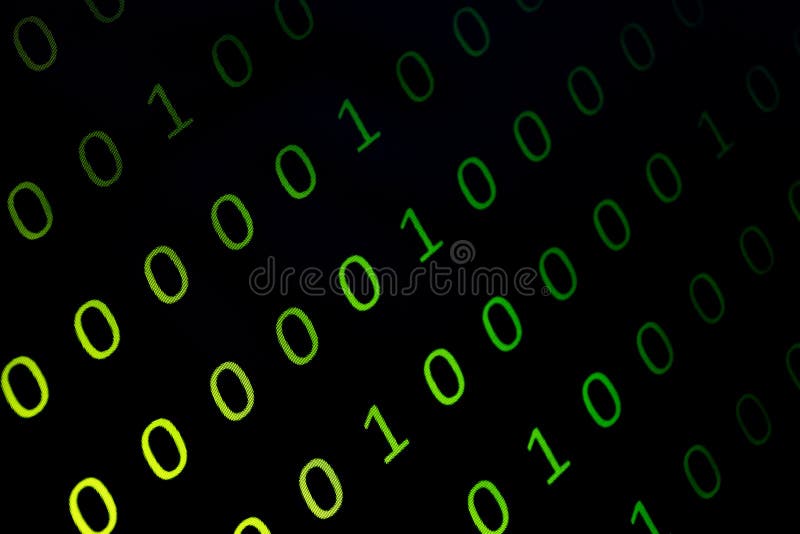 Numerical Continuous, Abctract Data in Binary Code, Give Technology Felling. Stock Photo - Image ...