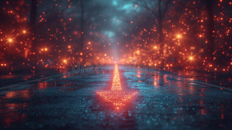 Numerical Directional Indicator, Directional Arrow Stock Illustration ...