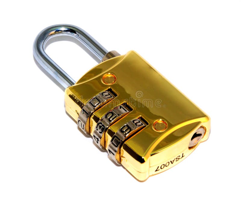Numerical Padlock stock image. Image of equipment, password - 9165513