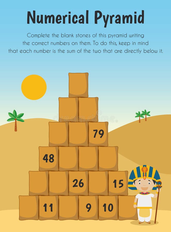 Numerical Pyramid Educational Sheet. Primary Module for Numerical ...