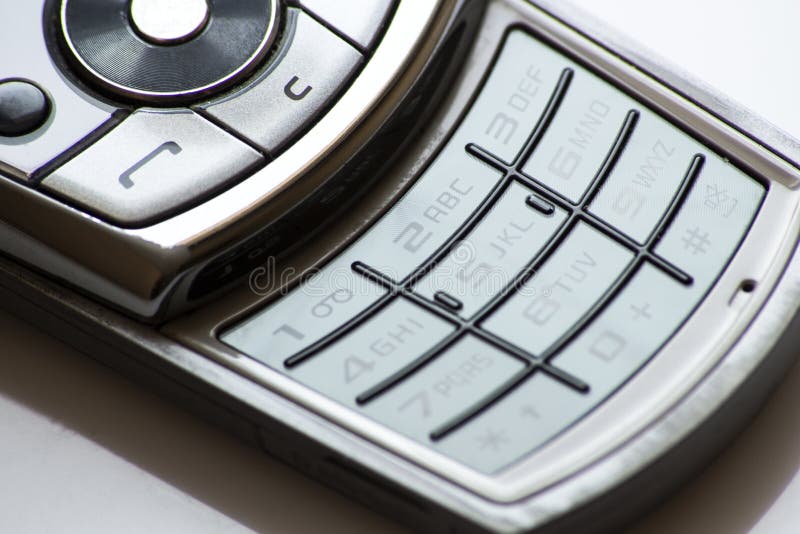 Numerische Tastatur Des Handys Stockfoto - Bild von kommunikation ...