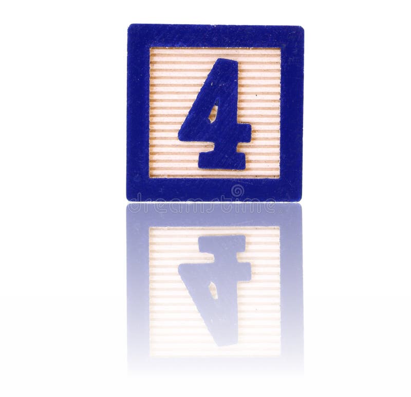 Numero quattro fotografia stock. Immagine di concetti, isolamento - 76448