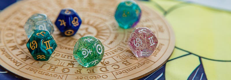 Numerology Numbers on the Table Astrology. Selective Focus Stock Photo ...