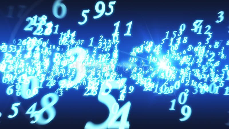 Numerology Secret Knowledge about the Numbers. Intro Template. 3D ...