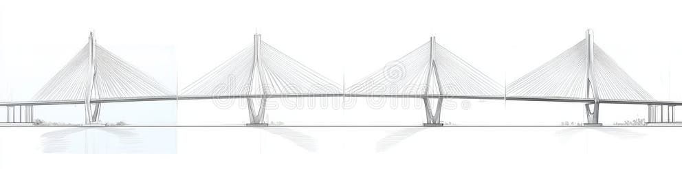 Numerous Bridge Designs Exhibiting Various Architectural Styles and ...