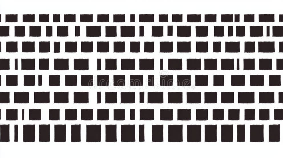 Numerous Small Squares Form a Black and White Checkerboard Pattern in ...
