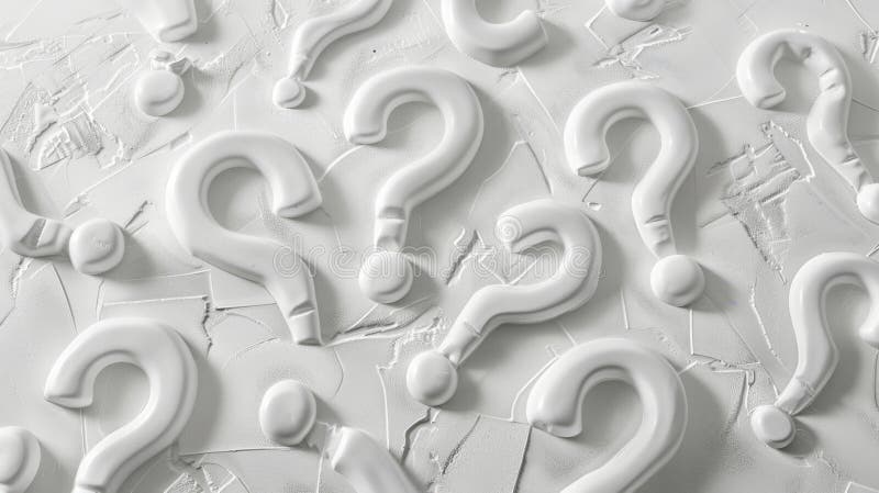 A Sea of Question Marks. AI Generated Stock Photo - Image of background ...